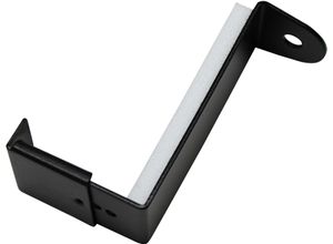 4003018376606 - Verbinder Spannvitrage-Adapter schwarz (schwarz matt) Ø09cm Gardinenstangenhalterungen Serie Spannvitrage Ø 7 9 mm