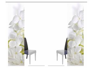 4056751137270 - Schiebegardine HOME WOHNIDEEN PADUA weiß B60cm H245cm Polyester Gardinen HxB 245x60 inkl Befestigungszubehör