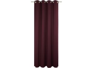 4004567503963 - Vorhang WIRTH Newbury lila (aubergine) B130cm H315cm Baumwolle Polyester Gardinen nach Maß
