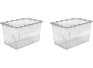 4052396043419 - Aufbewahrungsbox KEEEPER bea Aufbewahrungsboxen Gr B H 39 cm x 35 cm farblos (transparent) Aufbewahrungsbox Stapelbox Körbe Boxen Aufbewahrungsboxen 3 x 52 L mit Air Control-System 4052396043419 - Aufbewahrungsbox KEEEPER bea Aufbewahrungsboxen Gr B H 39 cm x 35 cm farblos (transparent) Aufbewahrungsbox Stapelbox Körbe Boxen Aufbewahrungsboxen 3 x 52 L mit Air Control-System