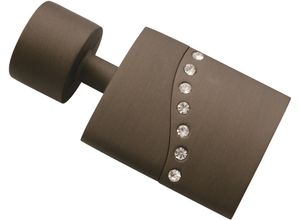 4003018333722 - Gardinenstangen-Endstück Flat braun (cappuccino) B19cm H7cm L7cm Ø19cm Gardinenstangenendstücke Serie Gardinenstange Kira 4003018333722 - Gardinenstangen-Endstück Flat braun (cappuccino) B19cm H7cm L7cm Ø19cm Gardinenstangenendstücke Serie Gardinenstange Kira