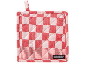 8719002164499 - Topflappen DDDDD Barbeque 21x21 cm Baumwolle rot B21cm L21cm 100% Baumwolle Topflappen