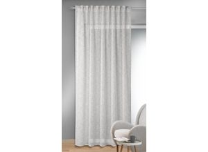 4005241863045 - Gardine Maja Gr 1 silber (silberfarben) B135cm H245cm Polyester Gardinen Fertigschal