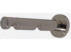 4004339440083 - Träger INDEKO silber (edelstahlfarben) Ø16cm Gardinenstangenhalterungen ø 16 mm für Innenlaufsysteme
