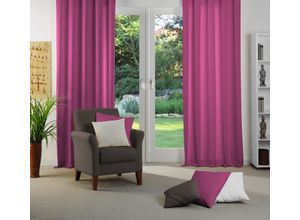 4004567420925 - Vorhang WIRTH Dim out Gardinen Gr 275 cm Multifunktionsband 142 cm pink Schlafzimmergardinen nach Maß
