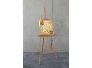 4055065032417 - Leinwandbild KOMAR Marvel World Map - Größe 40 x 40 cm bunt (farbe rahmen braun farbe bild(er) bunt) B40cm H40cm T2cm Papier Holz Bilder Keilrahmenbild mit Echtholzrahmen Kinderzimmer