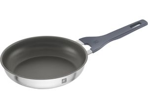 4009839683954 - Bratpfanne ZWILLING Simplify grau (silberfarben grau) Ø20cm Pfannen Keramikbeschichtung Stay-Cool-Griffe Sandwichboden