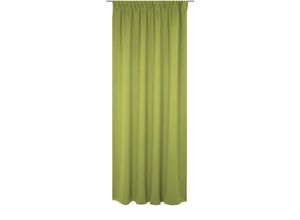 4004567498368 - Vorhang WIRTH Newbury grün Gardinen 405cm Multifunktionsband 130cm Baumwolle Polyester nach Maß B130cm H405cm