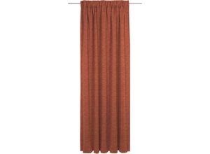 4004567386238 - Vorhang WIRTH Trondheim B braun (rost) B132cm H145cm Jacquard Polyacryl Gardinen nach Maß