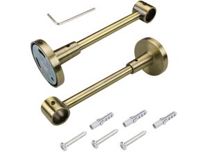4016318201677 - Träger Gr 1 gold (messingfarben antik) Ø16cm Gardinenstangenhalterungen für Gardinenstangen Ø 16 mm