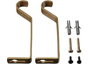 4016318279454 - Träger Gr 1 gold (goldfarben matt) L132cm Ø2cm Gardinenstangenhalterungen für Gardinenstangen Ø 20 mm 4016318279454 - Träger Gr 1 gold (goldfarben matt) L132cm Ø2cm Gardinenstangenhalterungen für Gardinenstangen Ø 20 mm