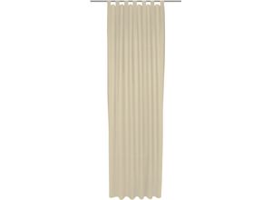 4004567374969 - Vorhang WIRTH Trondheim B Gardinen Gr 215 cm Schlaufen 132 cm beige (natur) Schlaufen nach Maß