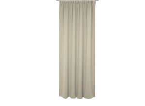4004567493967 - Vorhang WIRTH Newbury grau (taupe) Gardinen 325cm Multifunktionsband 130cm Baumwolle Polyester nach Maß B130cm H325cm