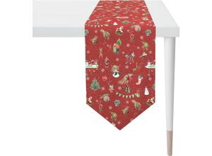 4003440279933 - Tischband APELT 6200 WINTERWELT Weihnachtsdeko Weihnachten bunt (rot bunt) B32cm L175cm Baumwolle Polyester Tischdecken Digitaldruck 4003440279933 - Tischband APELT 6200 WINTERWELT Weihnachtsdeko Weihnachten bunt (rot bunt) B32cm L175cm Baumwolle Polyester Tischdecken Digitaldruck