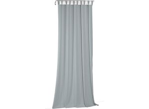 4004567440831 - Vorhang WIRTH Torbole Gardinen Gr 205 cm Schlaufen 132 cm blau Schlaufen nach Maß