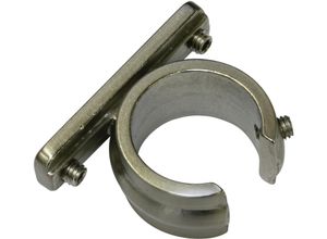4003018317968 - Verbinder Ring-Adapter für Universalträger Gr 1 silber (edelstahlfarben) B2cm L4cm Gardinenstangenhalterungen Serie Einzelprogramm Chicago Ø 20 mm