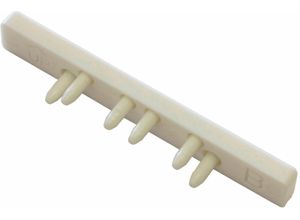 4003018286196 - Gardinenstangen-Endstück Endstück 2-läufig weiß 2 St Gardinenstangenendstücke Serie Aluminium-Vorhangschiene 2-läufig