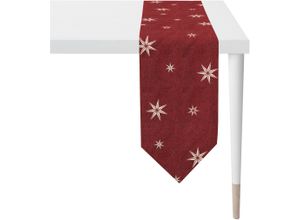 4003440293182 - Tischband APELT 5842 rot (goldfarben rot) B21cm L175cm Polyacryl Polyester Viskose Tischdecken