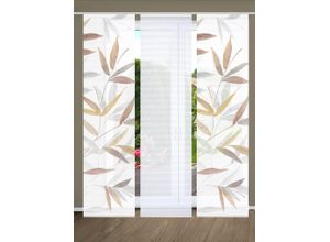 4056751527224 - Schiebegardine HOME IN GREEN RANDOW Gr 1 bunt B60cm H245cm Polyester Gardinen SET DIGITALDRUCKBAMBUSOPTIK RECYCELT 4056751527224 - Schiebegardine HOME IN GREEN RANDOW Gr 1 bunt B60cm H245cm Polyester Gardinen SET DIGITALDRUCKBAMBUSOPTIK RECYCELT