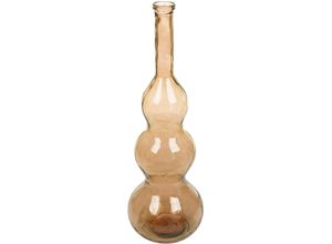4063387575680 - Bodenvase GILDE Bodenvase bauchig Balleros braun braun B33cm H100cm T33cm Ø33cm Glas Vasen