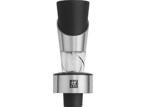 4009839311604 - Dekanter ZWILLING Sommelier silber (silberfarben) B8cm H4cm Edelstahl Karaffen 18 10 Edelstahl Rostfrei für alle Weinflaschen mit Stopfen
