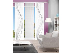 4056751298155 - Schiebegardine VISION S 3ER SET HEIGHTS Gr 1 grau B60cm H260cm Polyester Gardinen HxB 260x60 Schiebevorhang 3er Set Digitaldruck 4056751298155 - Schiebegardine VISION S 3ER SET HEIGHTS Gr 1 grau B60cm H260cm Polyester Gardinen HxB 260x60 Schiebevorhang 3er Set Digitaldruck