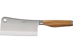 4000530747037 - Hackmesser Grand Wood edelstahl braun Gesamtlänge 29cm Klingenlänge 15cm Spezialklingenstahl Kochmesser 15 cm Olivenholzgriff handgeschmiedeter Spezialklingenstahl