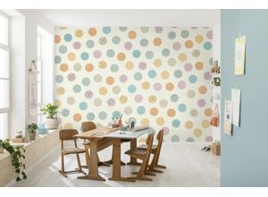 4055065411229 - Fototapete KOMAR Digitaldruck Vlies - Disney Pastel Confetti - Größe 400 x 250 cm bunt Rollen Vlies Tapeten Kinderzimmer