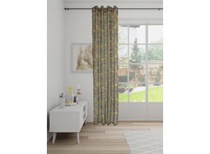 4043343679614 - Gardine Valdis Gr 1 orange (grau terra) B140cm H245cm Obermaterial 100% Polyester Gardinen Fertigschal