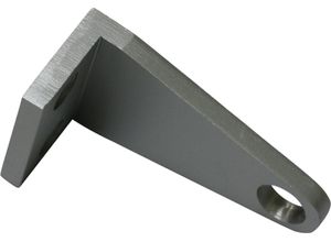 4003018002956 - Träger Seilspanngarnitur-Träger Patrone Gardinenstangenhalterungen Gr Länge 6 cm grau (aluminiumfarben) Gardinenstangenhalter Gardinenstangenhalterungen Serie Seilspanngarnitur