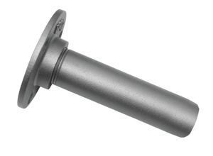 4003018362029 - Wandträger Träger silber H10cm L10cm Ø25cm Gardinenstangenhalterungen Serie Gardinenstange Industrial Home