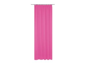 4004567420758 - Vorhang WIRTH Dim out Gardinen Gr 375 cm Kräuselband 142 cm pink Kräuselband nach Maß