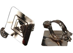 4016318198267 - Dekoklammer »Rhombus« Liedeco Gardinen Vorhänge (Packung 2-St) für Gardinen Vorhänge silberfarben 4016318198267 - Dekoklammer »Rhombus« Liedeco Gardinen Vorhänge (Packung 2-St) für Gardinen Vorhänge silberfarben