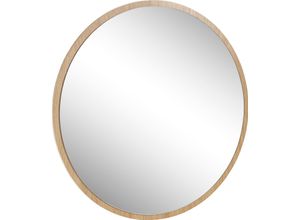 4027207185275 - Wandspiegel MCA FURNITURE Agra TOPSELLER braun (eiche) B75cm T75cm Glas Furnier Spiegel Breite ca 75 cm Rahmen aus Holzfurnier zeitloser Style