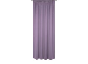 4004567501624 - Vorhang WIRTH Newbury lila (flieder) Gardinen 405cm Multifunktionsband 130cm Baumwolle Polyester nach Maß B130cm H405cm