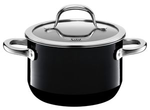 4004633297130 - Fleischtopf SILIT Passion Black Töpfe Gr 2 l + Ø 16 cm + Höhe 106 cm schwarz Fleischtöpfe Made in Germany