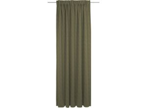 4004567441531 - Vorhang WIRTH Torbole grün (moosgrün) Gardinen 365cm Multifunktionsband 132cm Baumwolle Polyester nach Maß B132cm H365cm