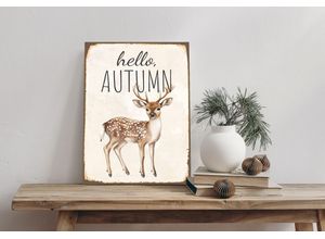 4067437115307 - Alu-Dibond-Druck QUEENCE Rehkitz braun (farbe bild(er) braun) B20cm H30cm T02cm Alu Dibond Bilder Autumn Herbst Schild 4067437115307 - Alu-Dibond-Druck QUEENCE Rehkitz braun (farbe bild(er) braun) B20cm H30cm T02cm Alu Dibond Bilder Autumn Herbst Schild
