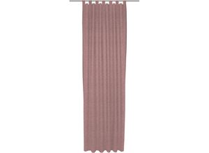 4004567390051 - Vorhang WIRTH Trondheim B Gardinen Gr 185 cm Schlaufen 132 cm rosa Schlaufen nach Maß