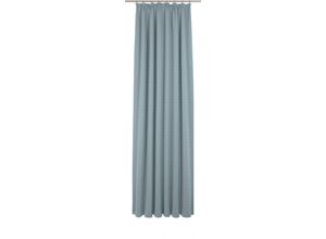4004567440084 - Vorhang WIRTH Torbole blau Gardinen 265cm Kräuselband 132cm Baumwolle Polyester nach Maß B132cm H265cm