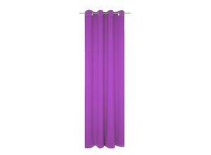 4004567418908 - Vorhang WIRTH Dim out Gardinen Gr 145 cm Ösen 142 cm lila Ösen nach Maß
