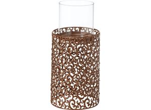 4897056395107 - unisex Bodenwindlicht in antikbraun Größe 43 cm + Ø20 cm Witt Weiden 75% Metall 25% Glas 4897056395107 - unisex Bodenwindlicht in antikbraun Größe 43 cm + Ø20 cm Witt Weiden 75% Metall 25% Glas