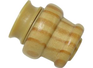 4003018024606 - Gardinenstangenhalter Träger für Vitragestangen Ø 11 mm Gr 1 beige (natur kiefer) L3cm Ø11cm Gardinenstangenhalterungen Serie Vitragestange Montana Ø 11 mm
