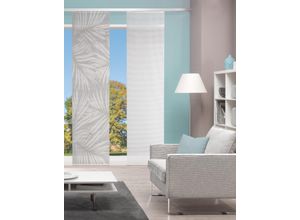 4056751513821 - Schiebegardine VISION PACEY Gr 1 grau (taupe) B60cm H260cm Polyester Gardinen SCHIEBEVORHANG BAMBUS DIGITALDRUCK