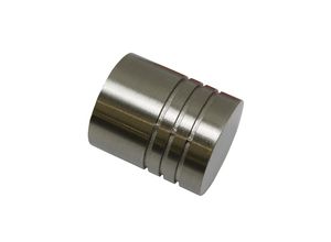 5050685111688 - Gardinenstangen-Endstück Zylinder Gardinenstangenendstücke Gr 2 St silberfarben (edelstahlfarben) Gardinenstangen-Endstücke Serie Einzelprogramm Chicago Ø 20 mm 5050685111688 - Gardinenstangen-Endstück Zylinder Gardinenstangenendstücke Gr 2 St silberfarben (edelstahlfarben) Gardinenstangen-Endstücke Serie Einzelprogramm Chicago Ø 20 mm