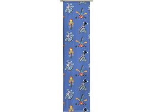 4004567333065 - Schiebegardine WIRTH Looney Gr 1 blau B60cm H145cm Satin Polyester Gardinen Warner Bros