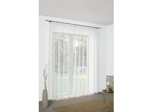 4004567369446 - Gardine WIRTH Bettina Gardinen Gr 225 cm Faltenband 250 cm weiß Fertig-Store mit FB 13 nach Maß