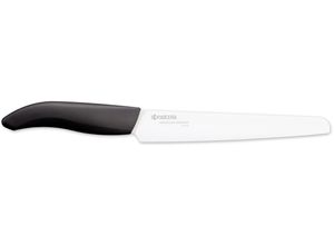 4960664895830 - Brotmesser KYOCERA GEN schwarz (schwarz weiß) Gesamtlänge 31cm Klingenlänge 18cm Keramik Kochmesser extrem scharf Klinge 18 cm