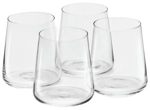 4009290183215 - Glas VAN WELL Ava Wassergläser 430 cl 4 Stück transparent H109 Ø95 Kristallglas Trinkgefäße Geschenkkarton mit Sichtfenster spülmaschinengeeignet