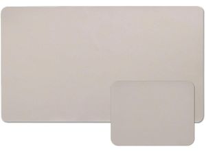 4003368504223 - Organizer ZELLER PRESENT Schreibtischunterlage inklusive Mousepad beige (creme) B70cm H05cm T40cm PVC Aufbewahrungsboxen Kunstleder leicht abwischbar